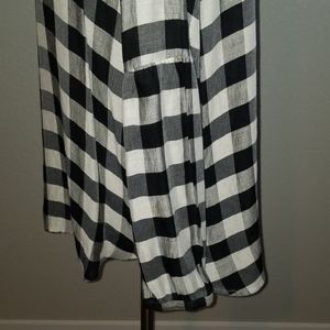 LOFT | Tops | Loft Buffalo Checked Button Back Blouse | Poshmark